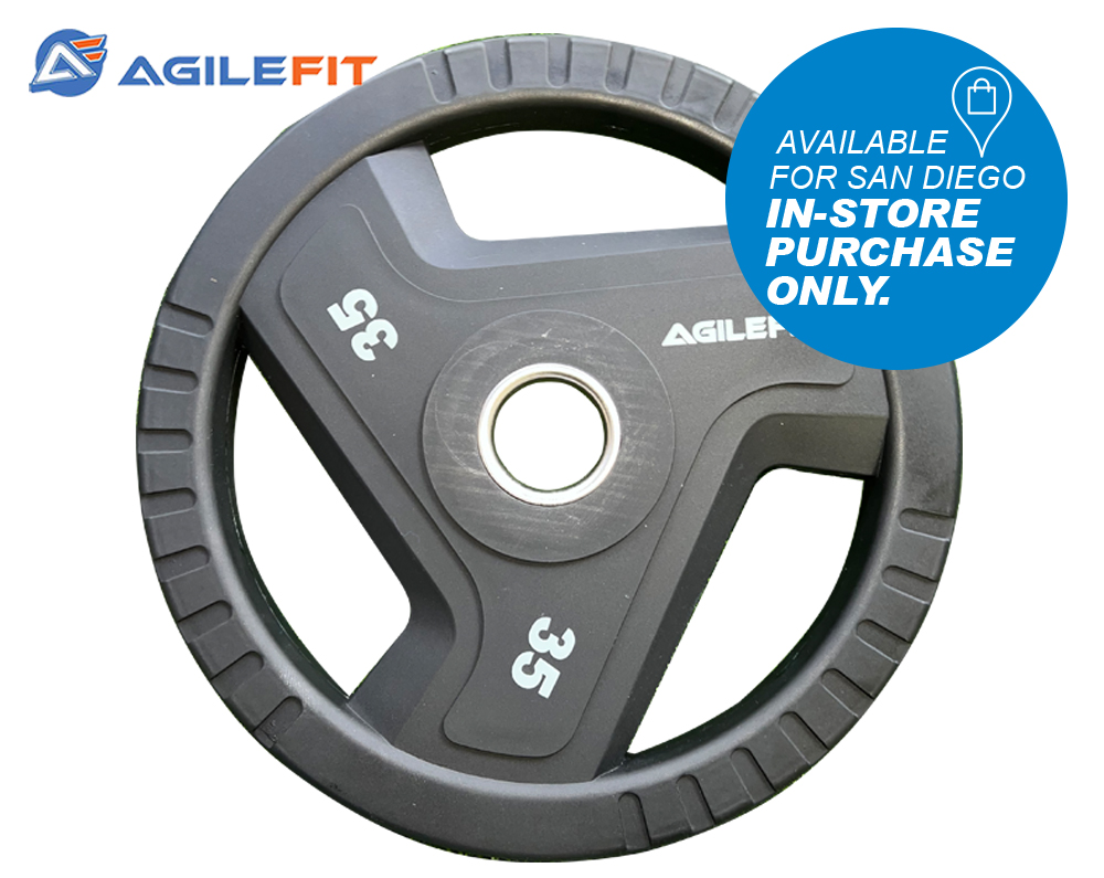 AgileFit Urethane Olympic Grip Plates | AGF-ROG | Fitness Direct