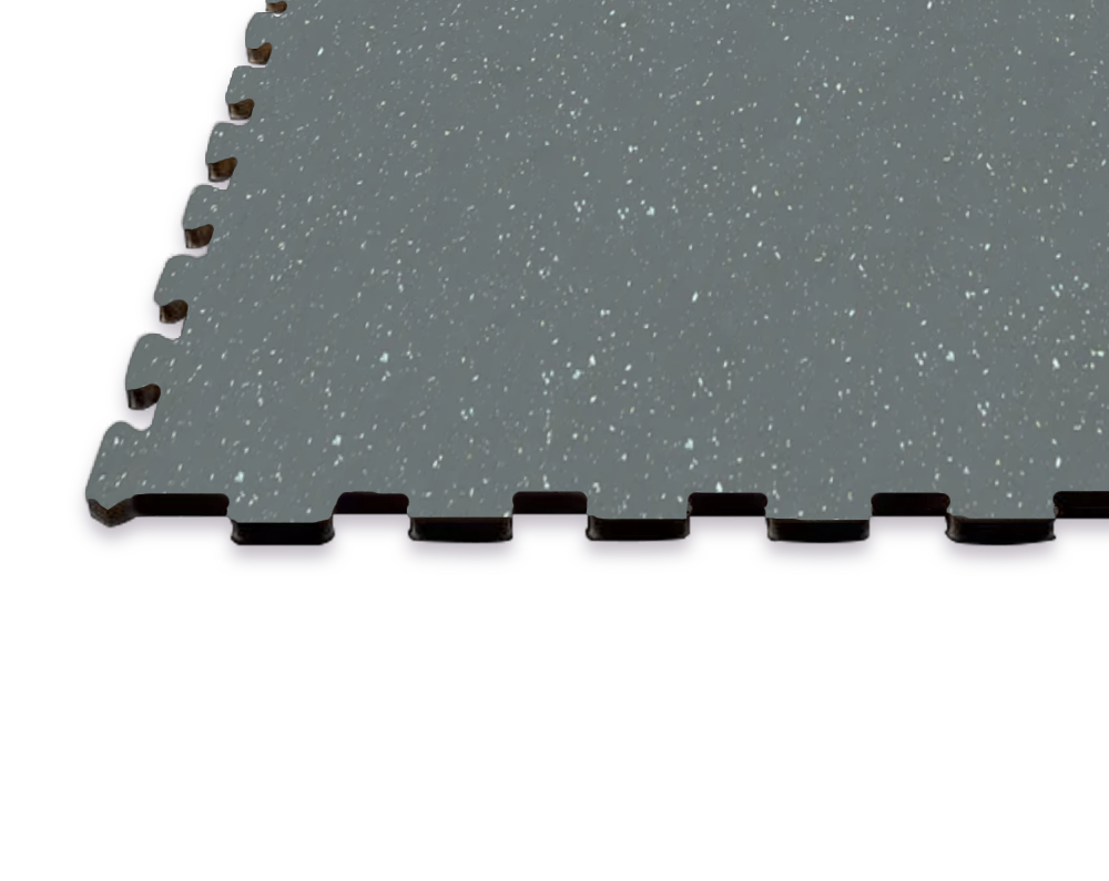 PaviFlex FitnessPro ECO Rubber Flooring Tiles | Carbon Black | Fitness ...